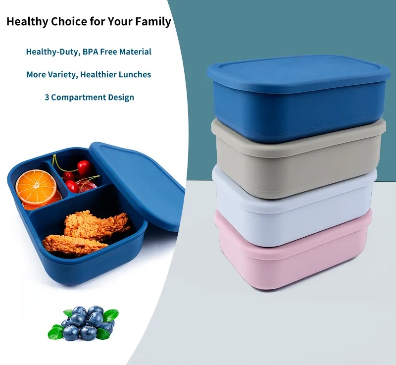baby products 2023 trending Lunch Box Bento Bento Silicone Kids ...